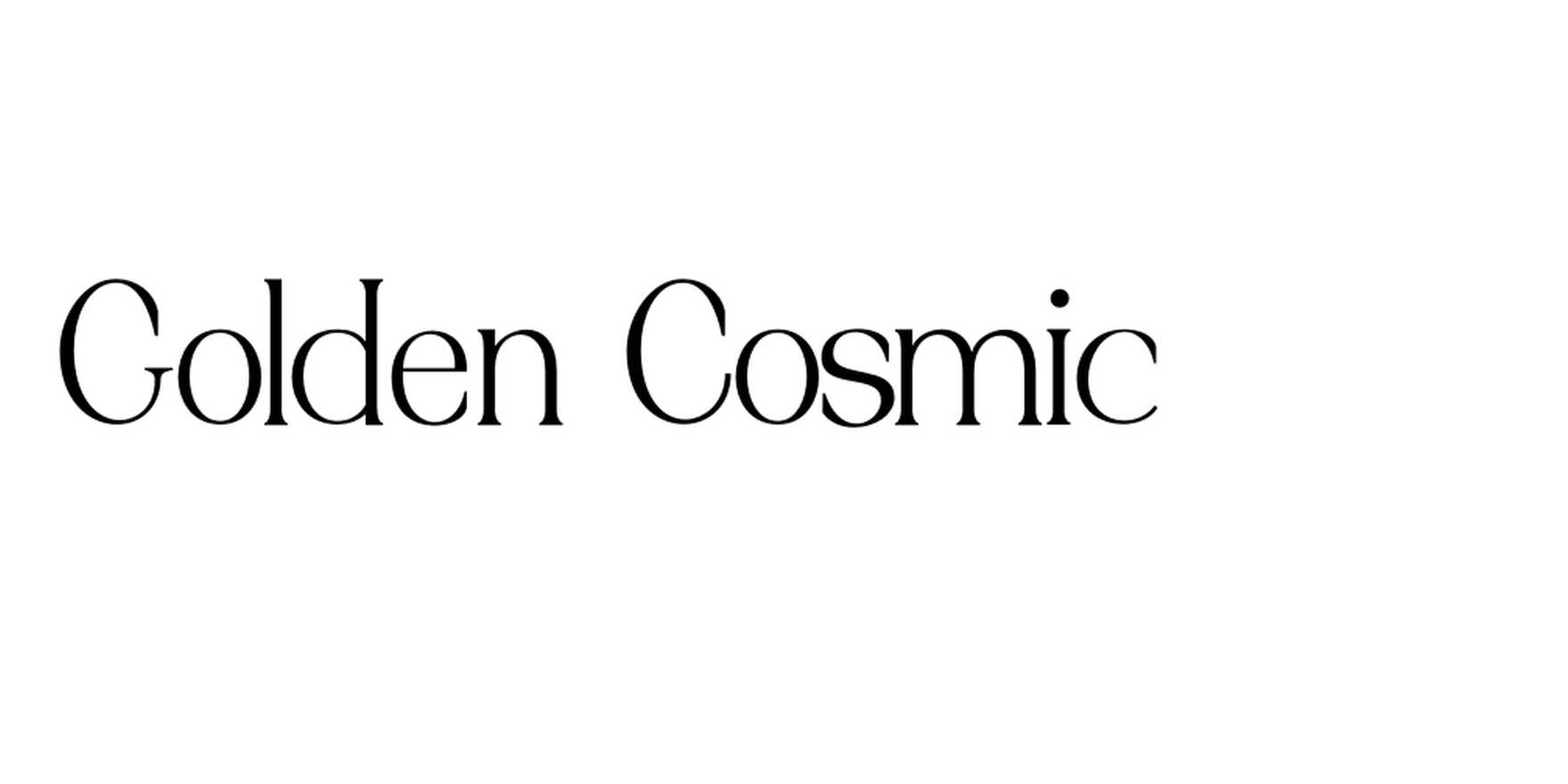 Golden Cosmic in use - Fonts In Use