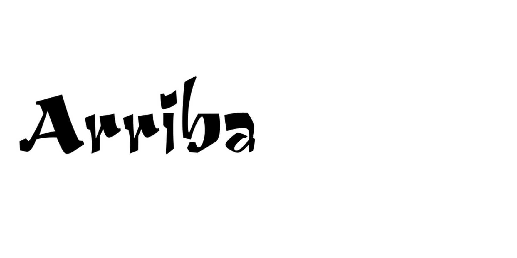 Arriba in use - Fonts In Use