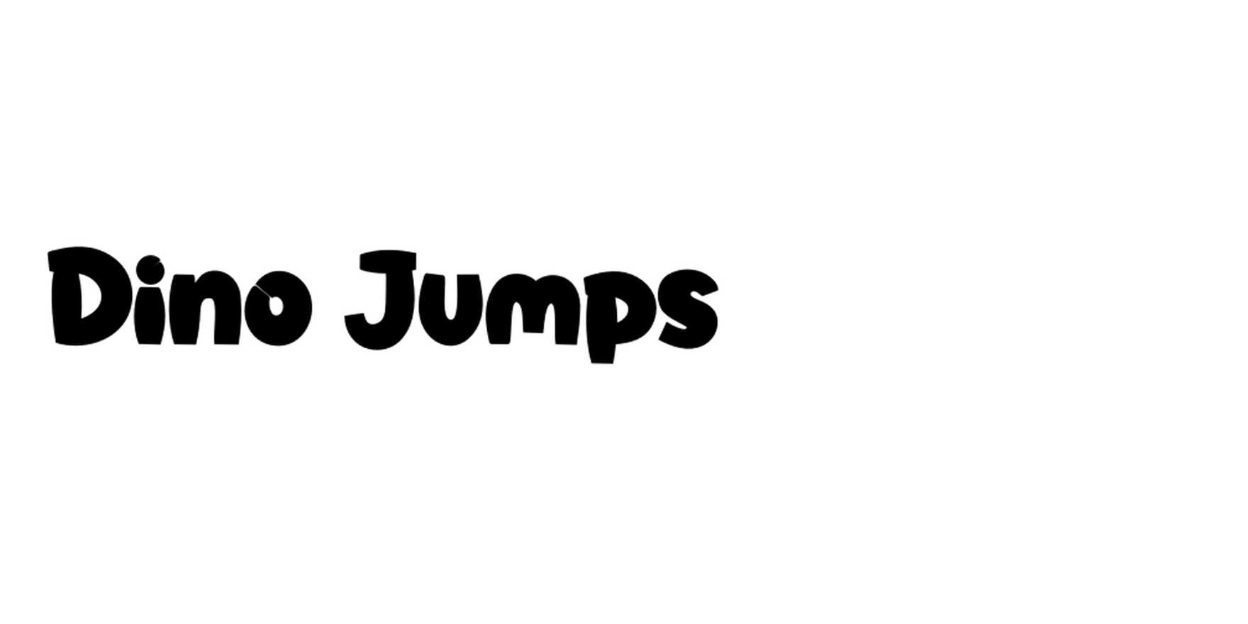 Dino Jumps in use - Fonts In Use