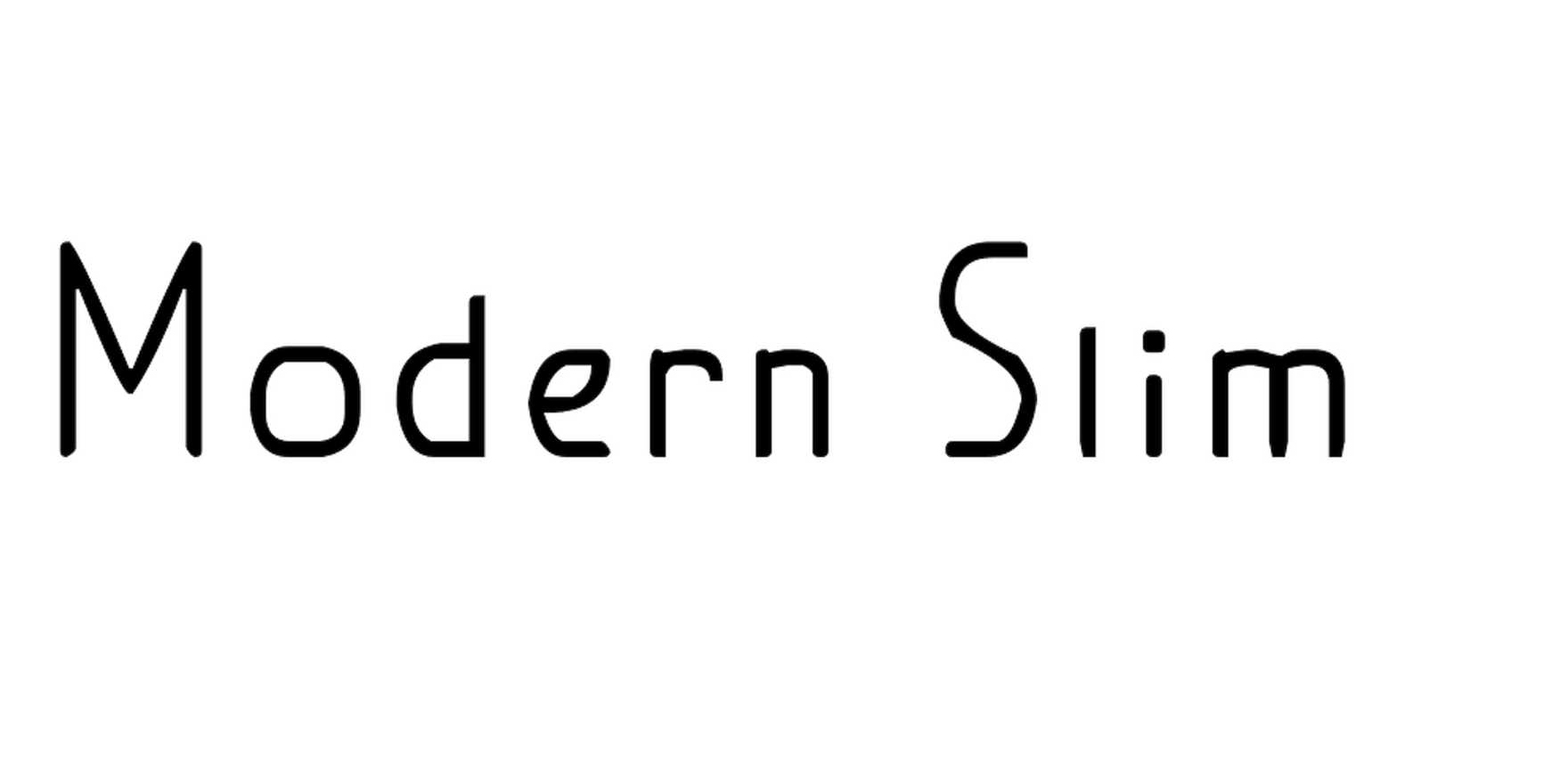 Modern Slim in use - Fonts In Use