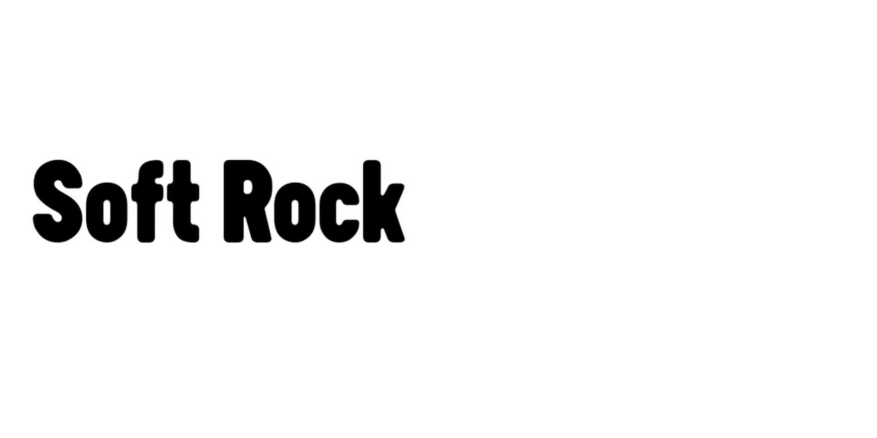 Soft Rock in use - Fonts In Use