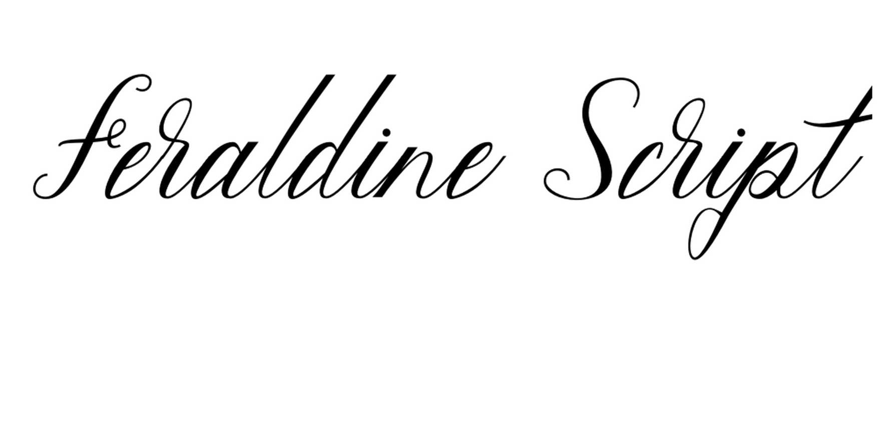 Feraldine Script in use - Fonts In Use
