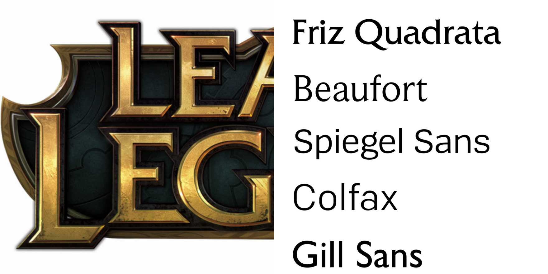 League of Legends game and website - Fonts In Use