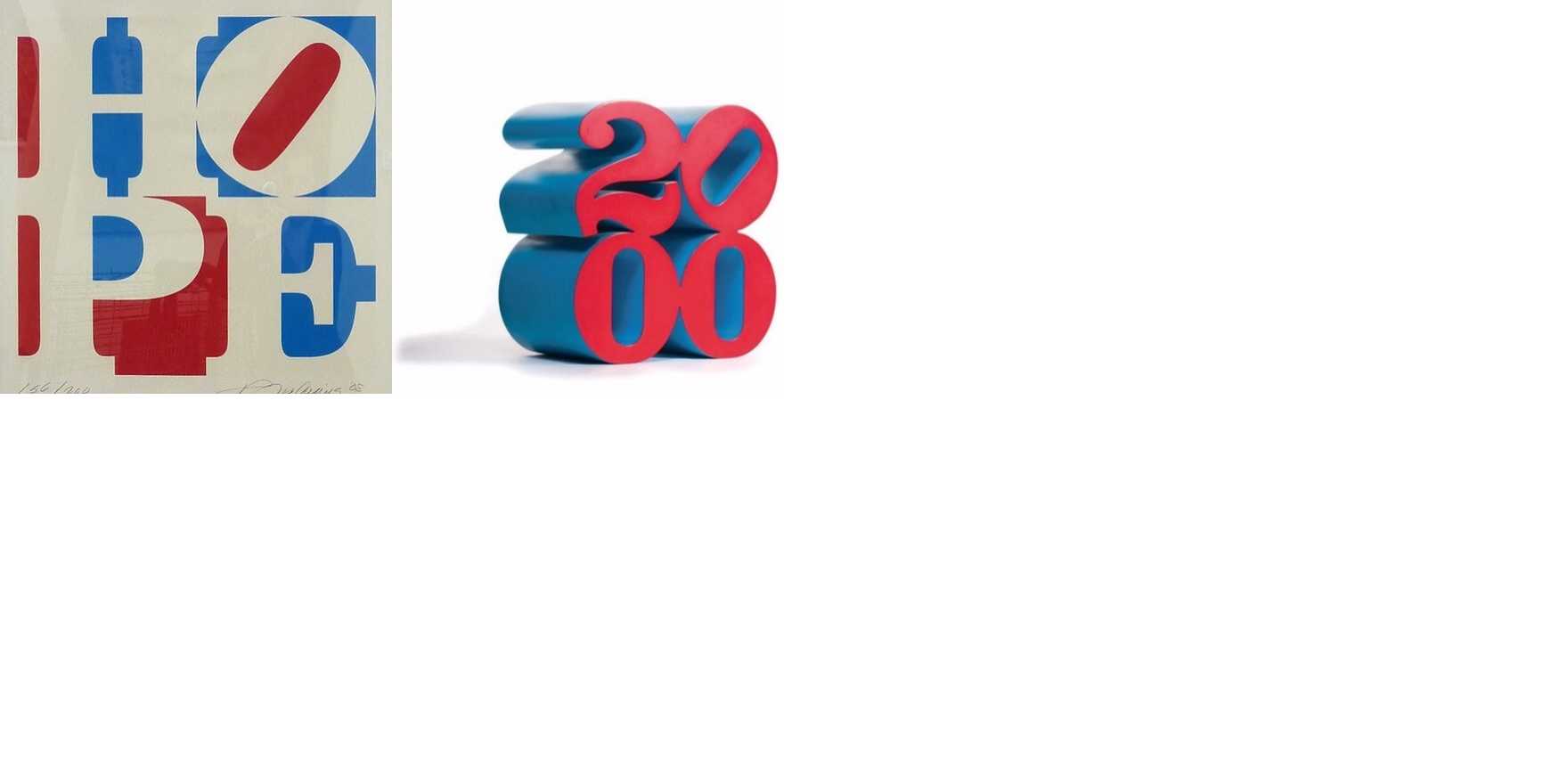 Robert Indiana at Fonts In Use