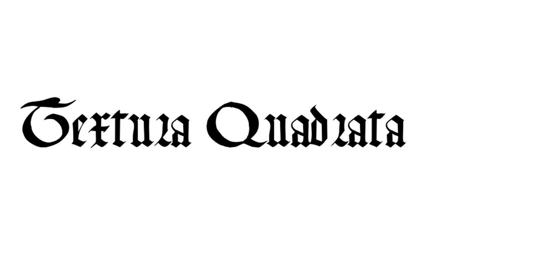 Textura Quadrata in use - Fonts In Use