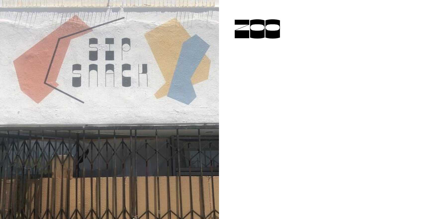 Sip/Snack identity - Fonts In Use