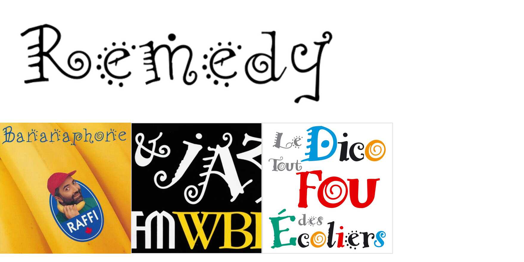 Remedy in use - Fonts In Use