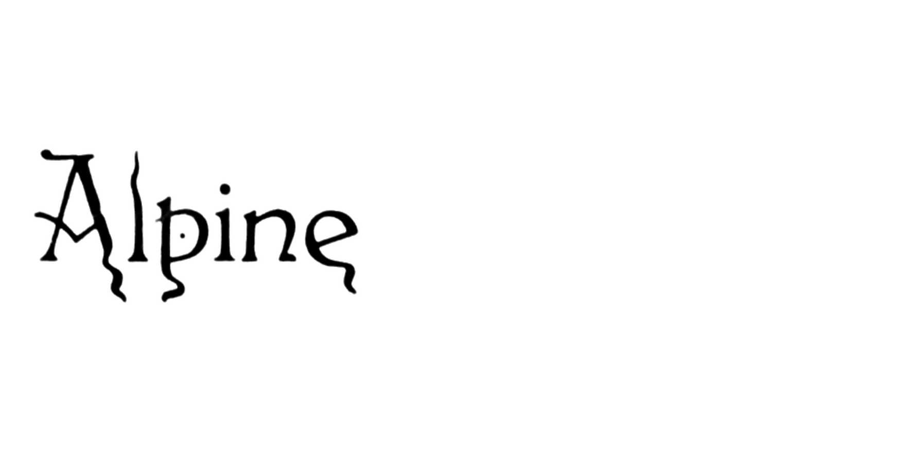 Alpine in use - Fonts In Use