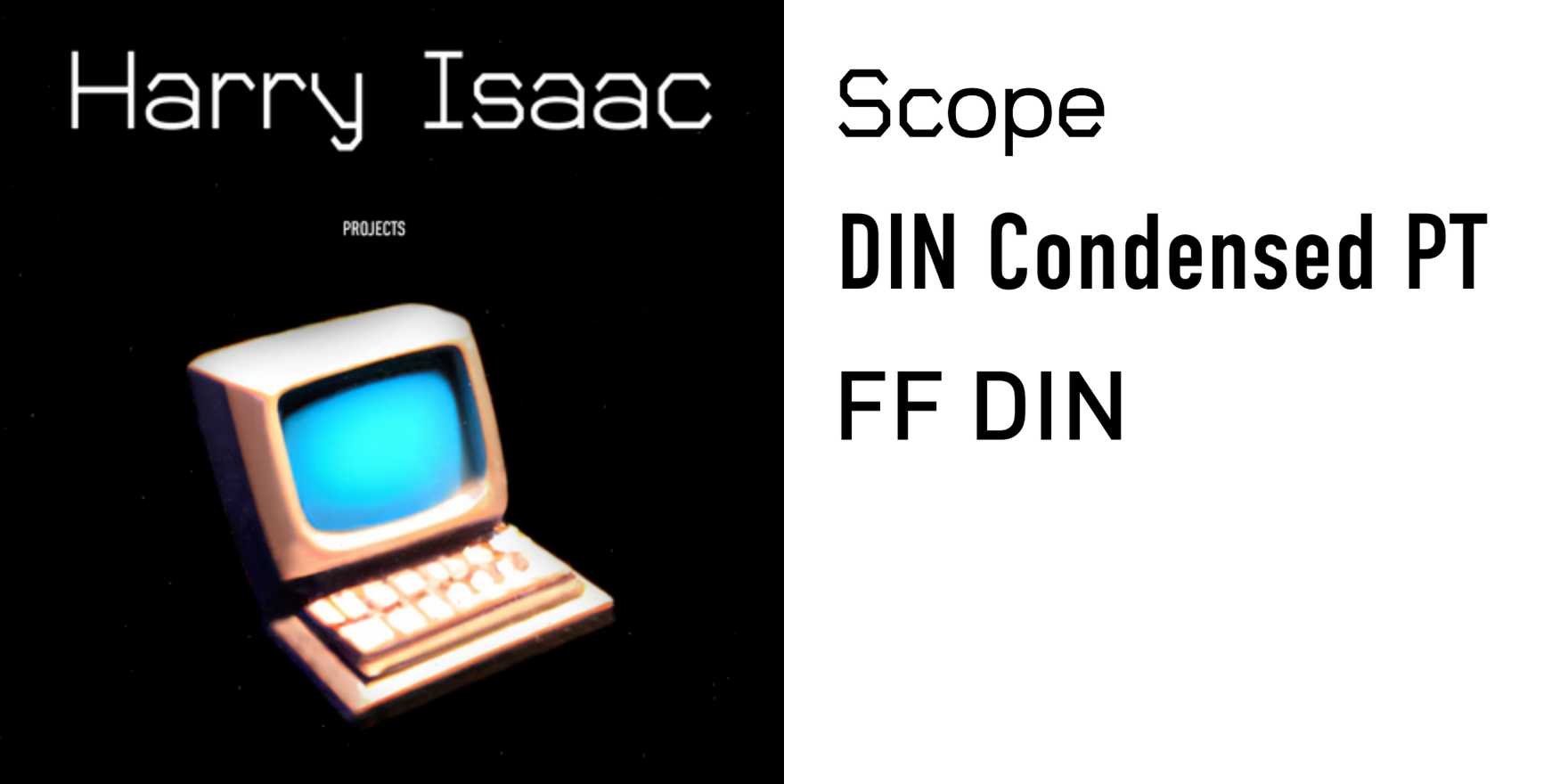 Harry Isaac website - Fonts In Use