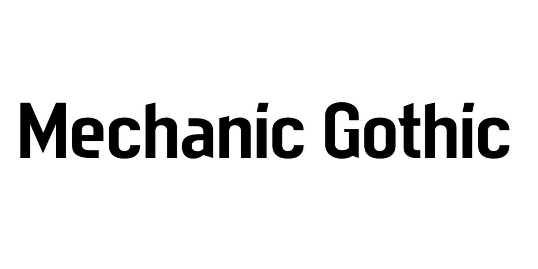 Mechanic Gothic in use - Fonts In Use