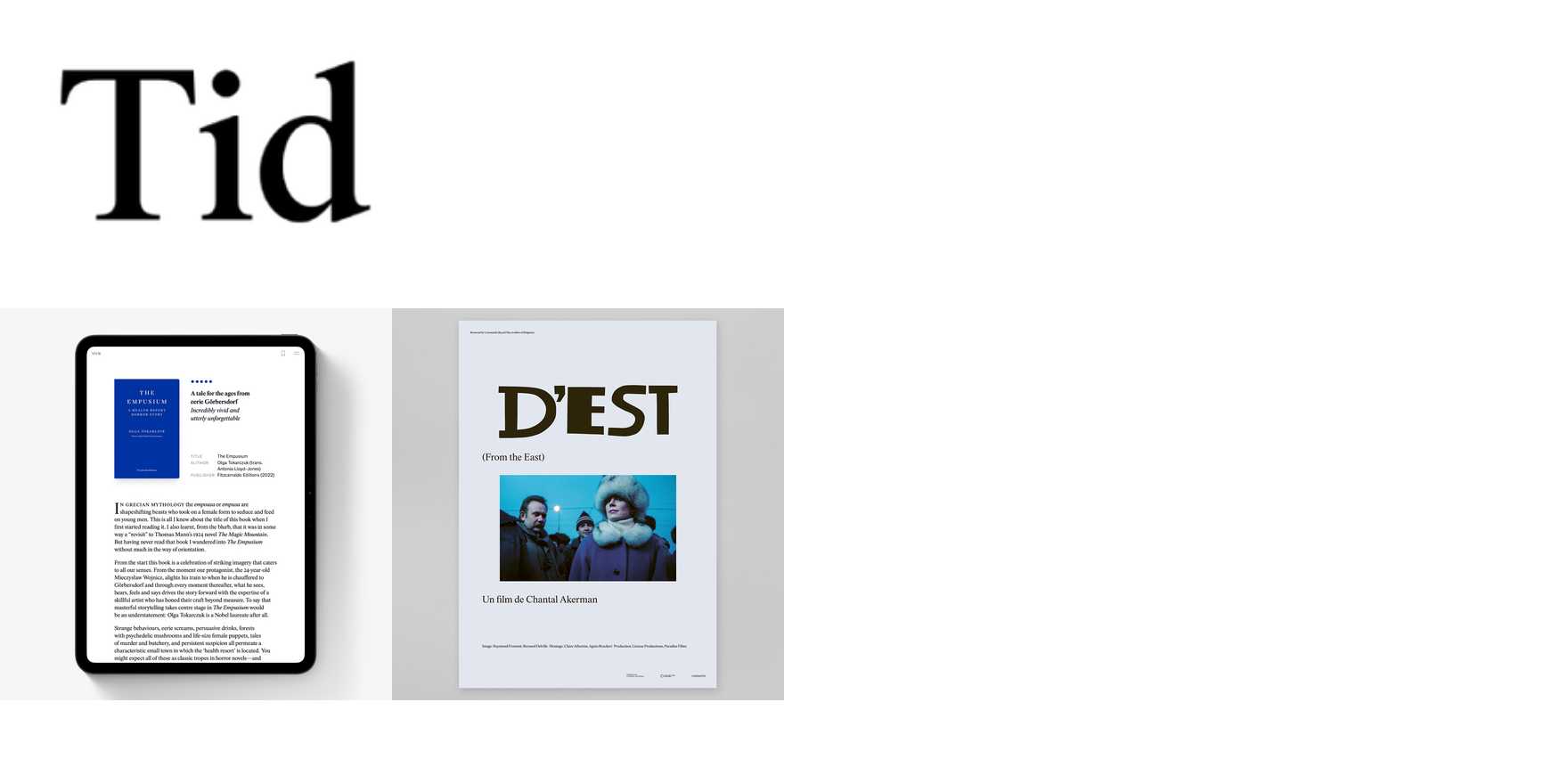 Tid in use - Fonts In Use