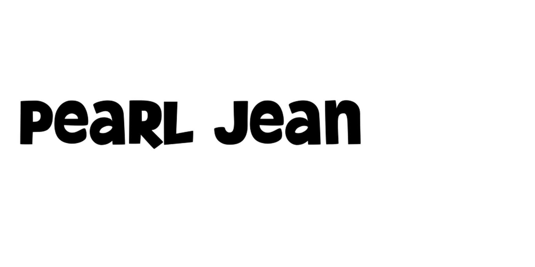 Pearl Jean in use - Fonts In Use