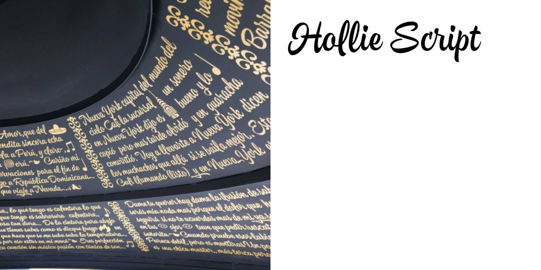 Niche monument, Cali - Fonts In Use