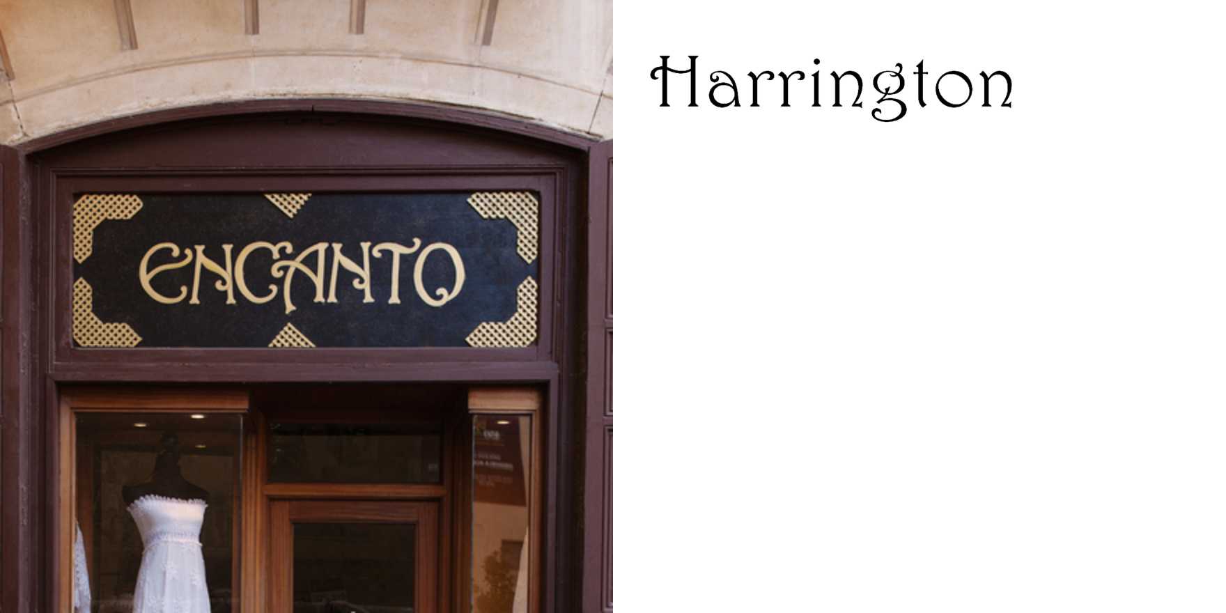 Encanto shop sign, Alicante - Fonts In Use