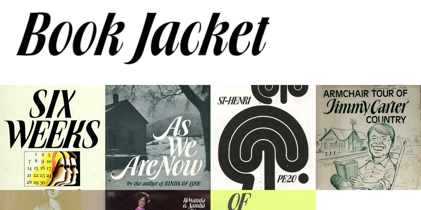 Book Jacket in use - Fonts In Use