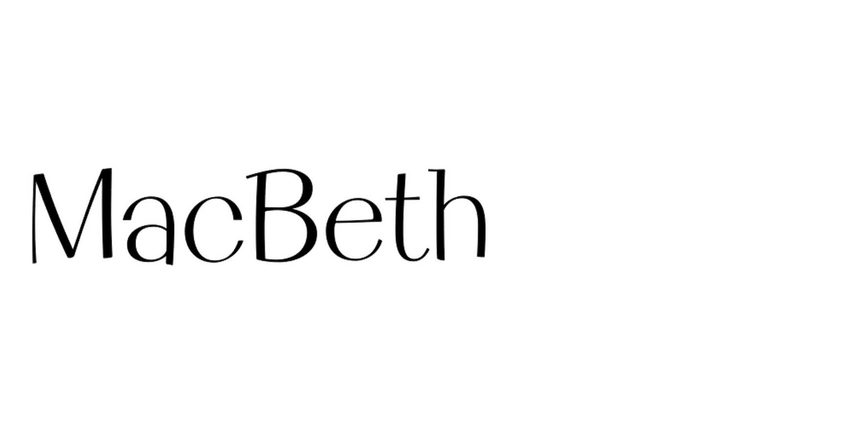 Filmotype MacBeth in use - Fonts In Use