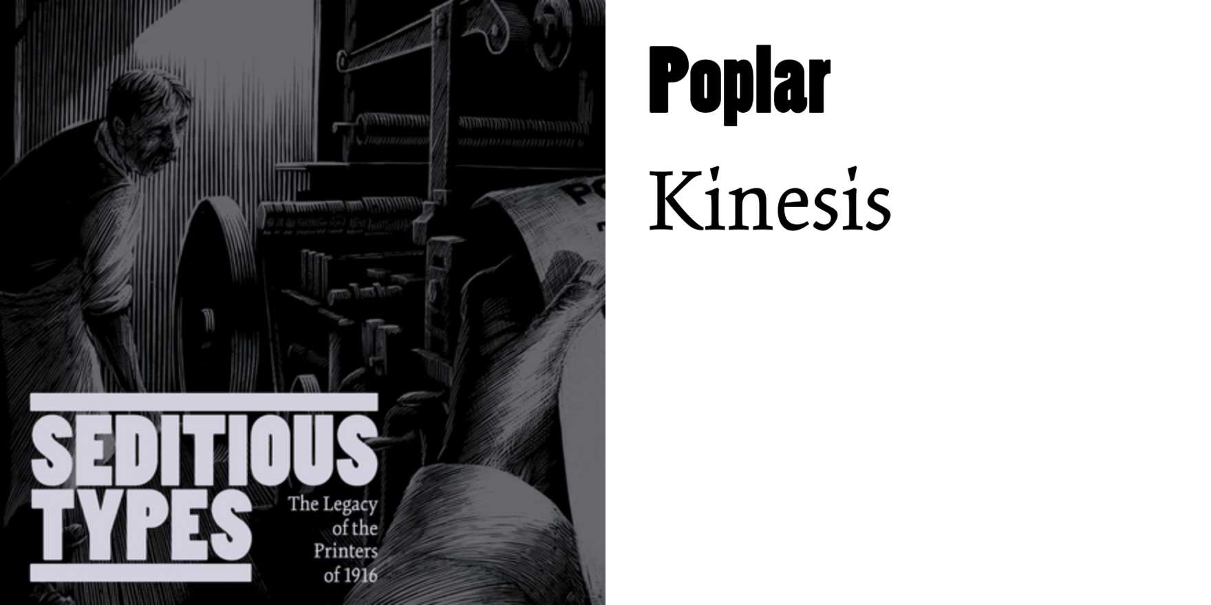 Seditious Types: the Legacy of Printers of 1916 - Fonts In Use