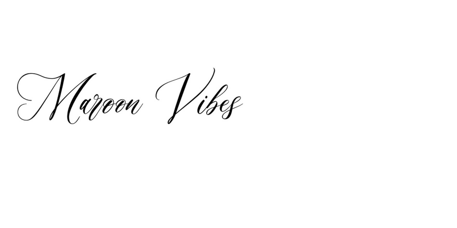 Maroon Vibes in use - Fonts In Use