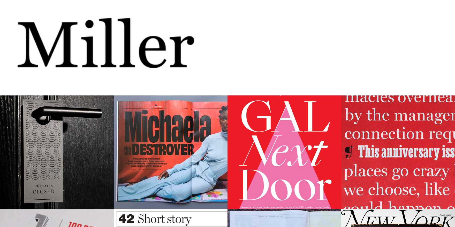 Miller in use - Fonts In Use