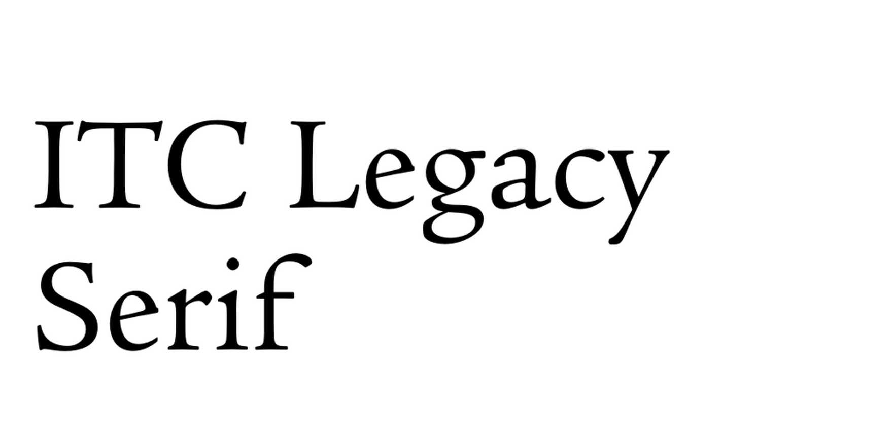 ITC Legacy Serif in use - Fonts In Use