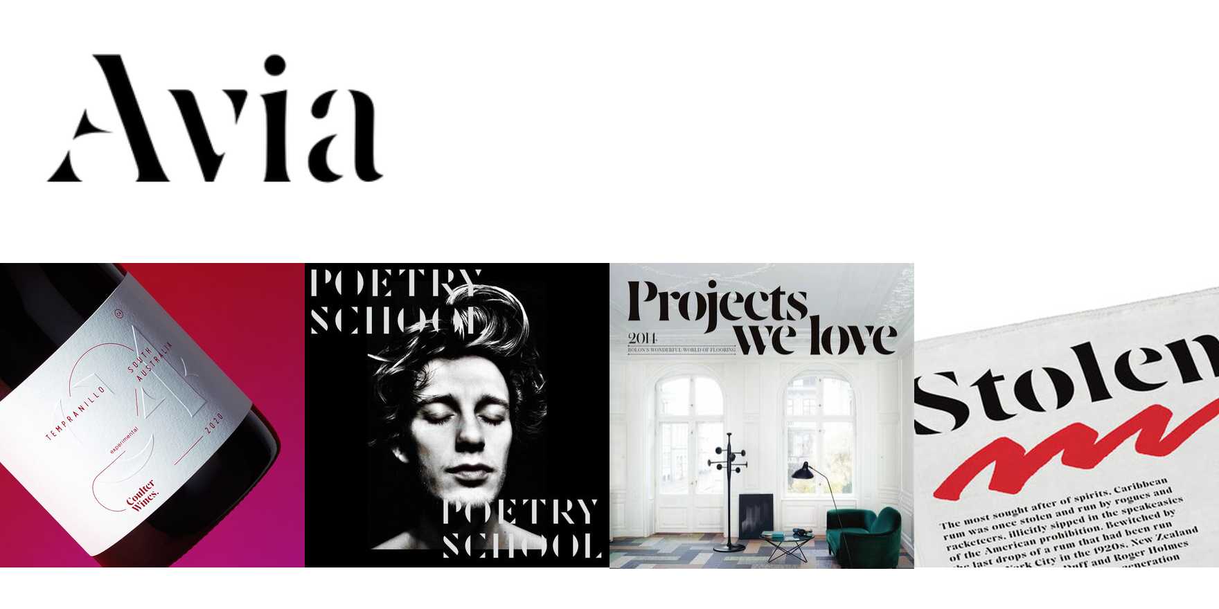 Avia in use - Fonts In Use