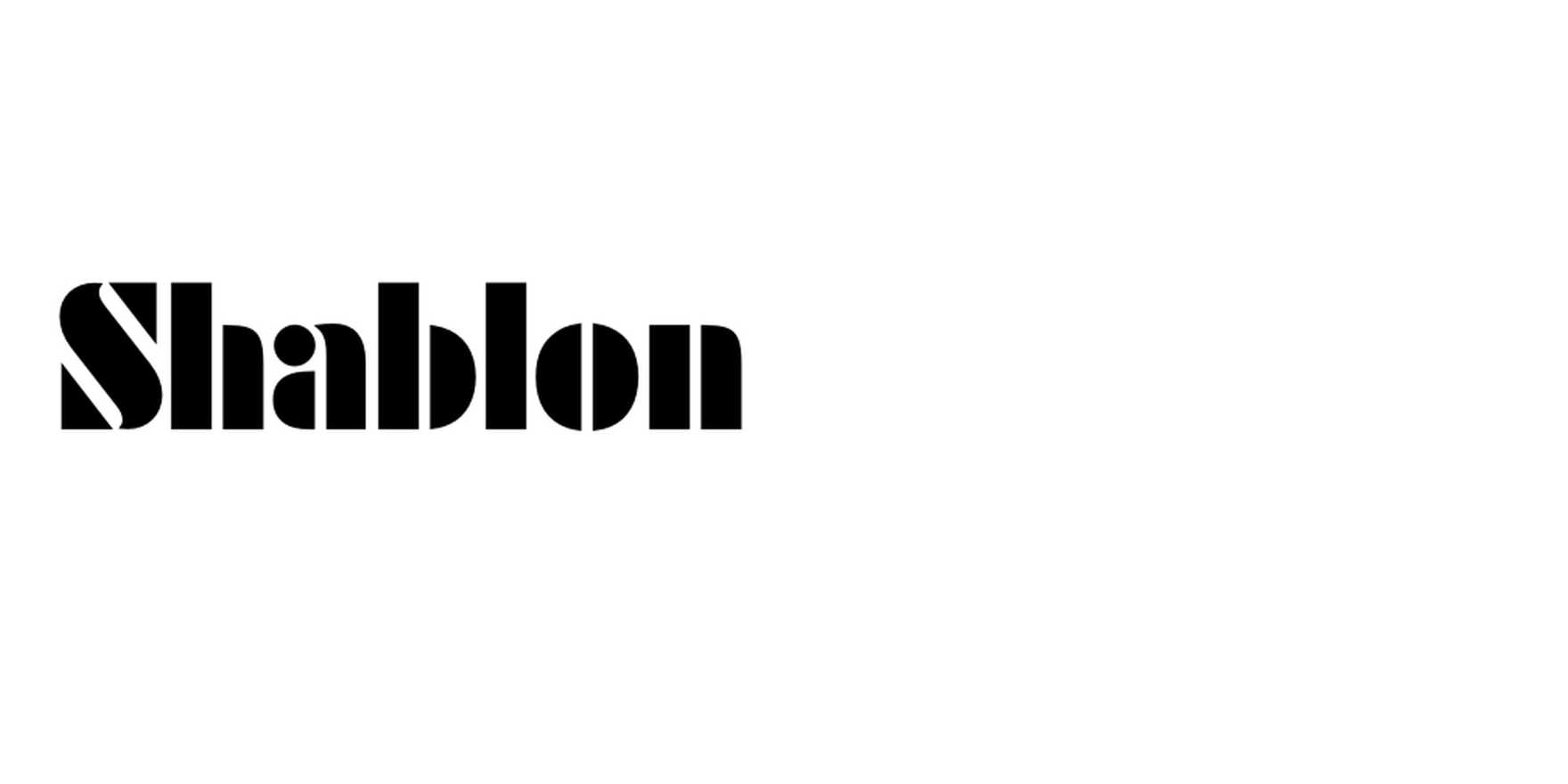 Shablon in use - Fonts In Use