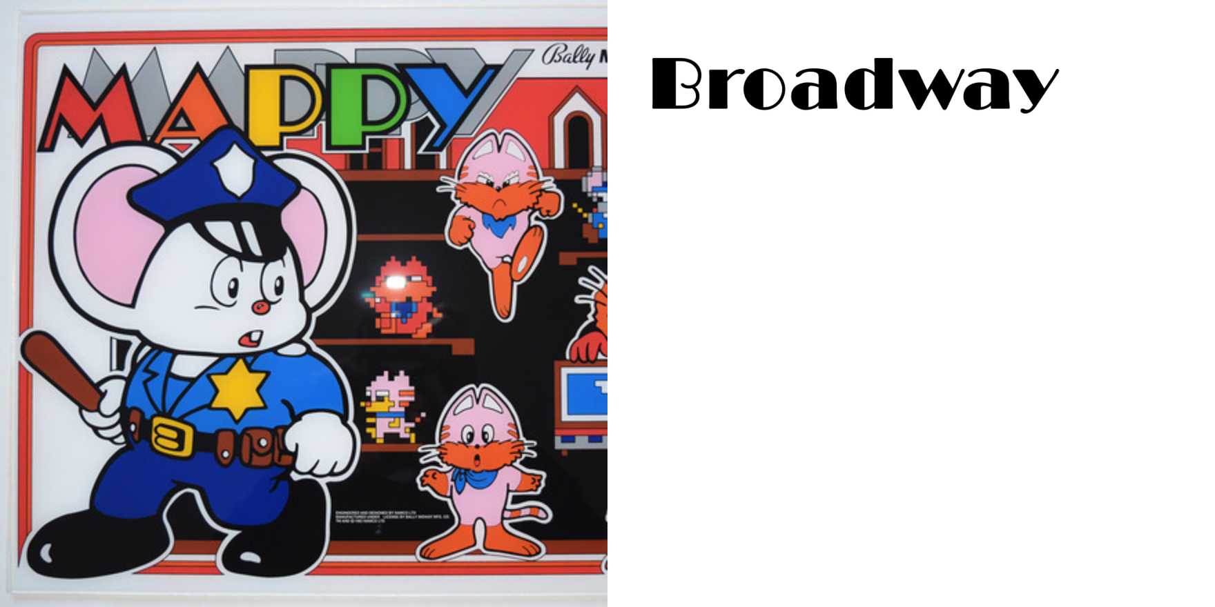 Mappy arcade game logo - Fonts In Use