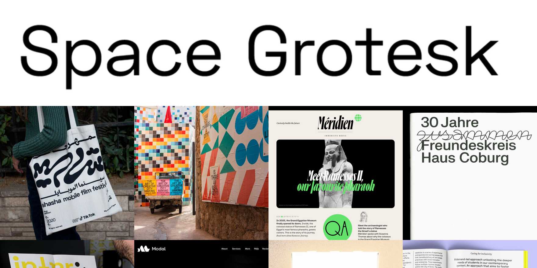 Space Grotesk in use - Fonts In Use