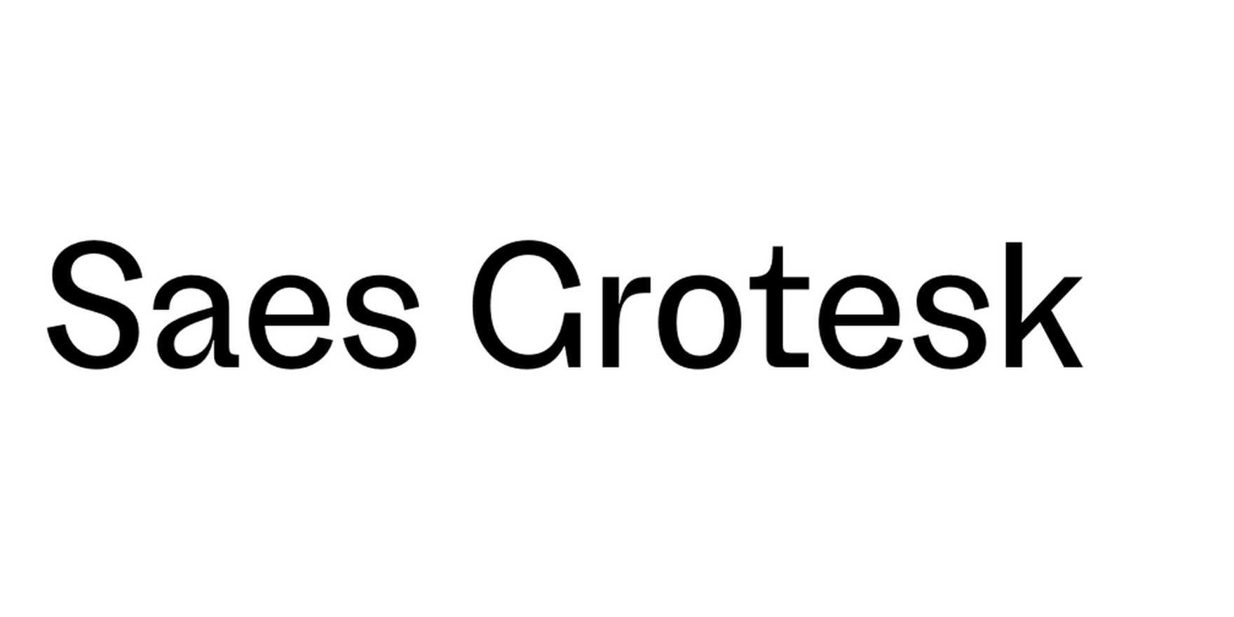Saes Grotesk in use - Fonts In Use
