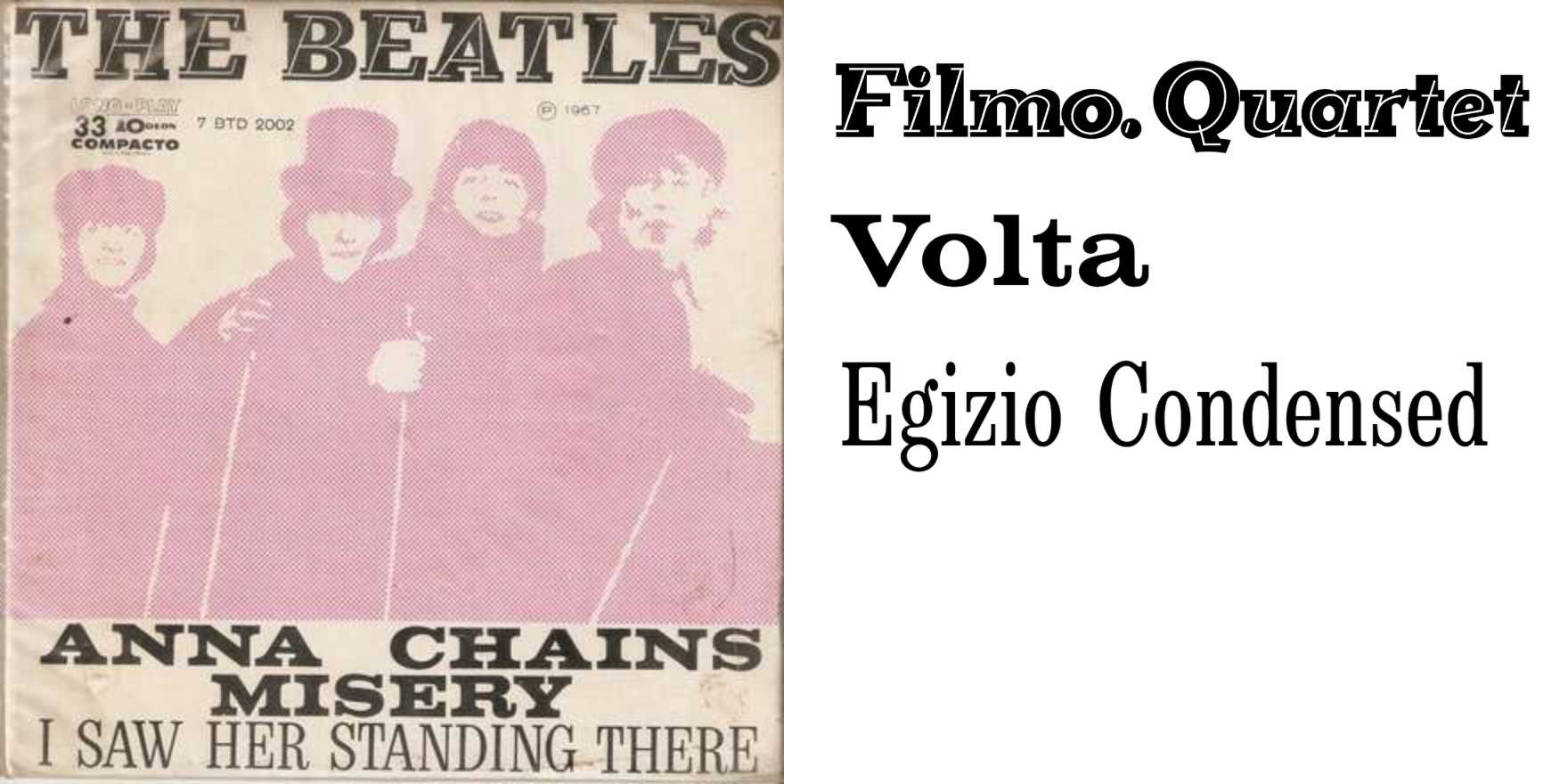 The Beatles “anna “chains” “misery” “i Saw Her Standing There