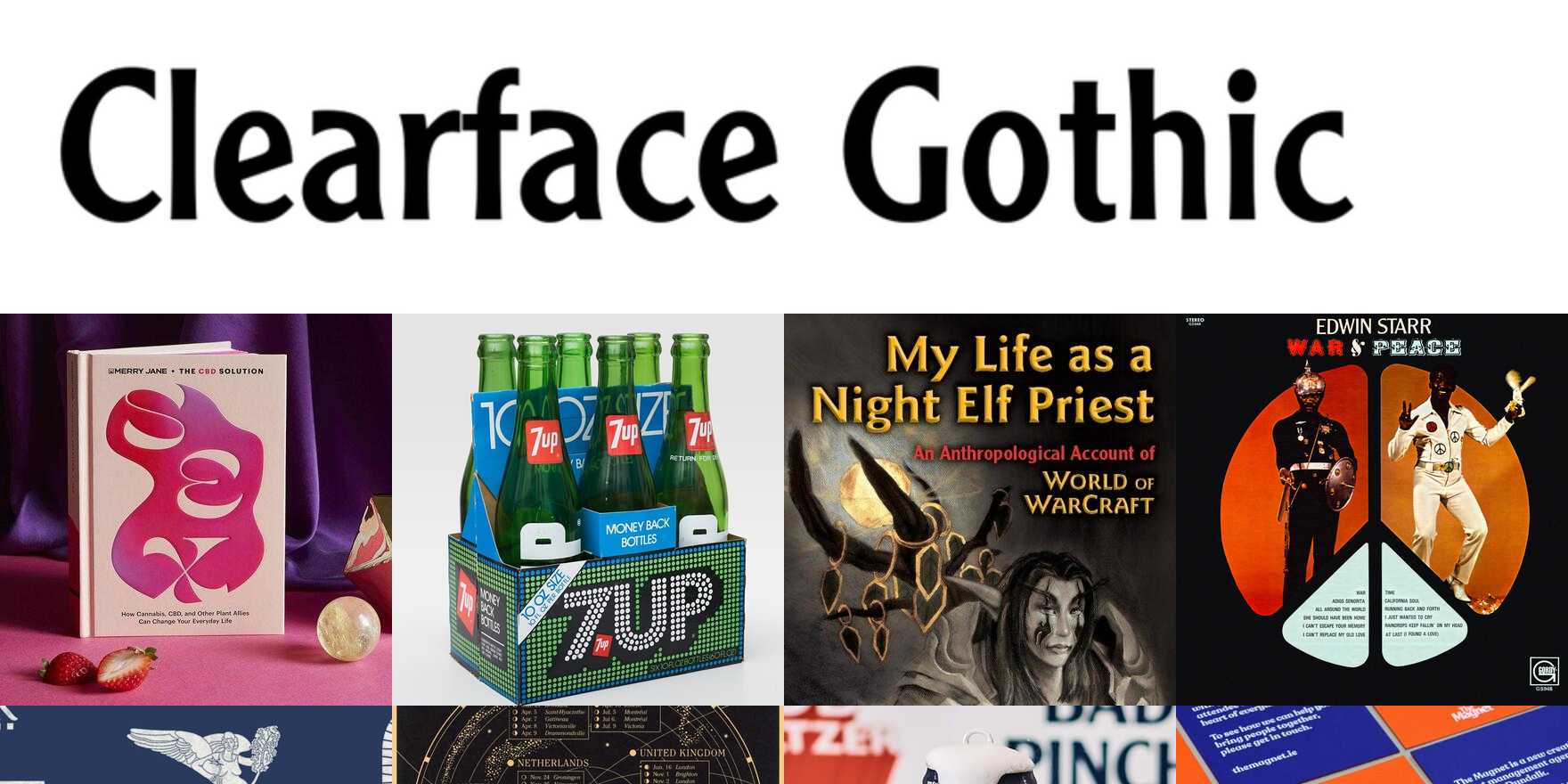 Clearface Gothic in use - Fonts In Use