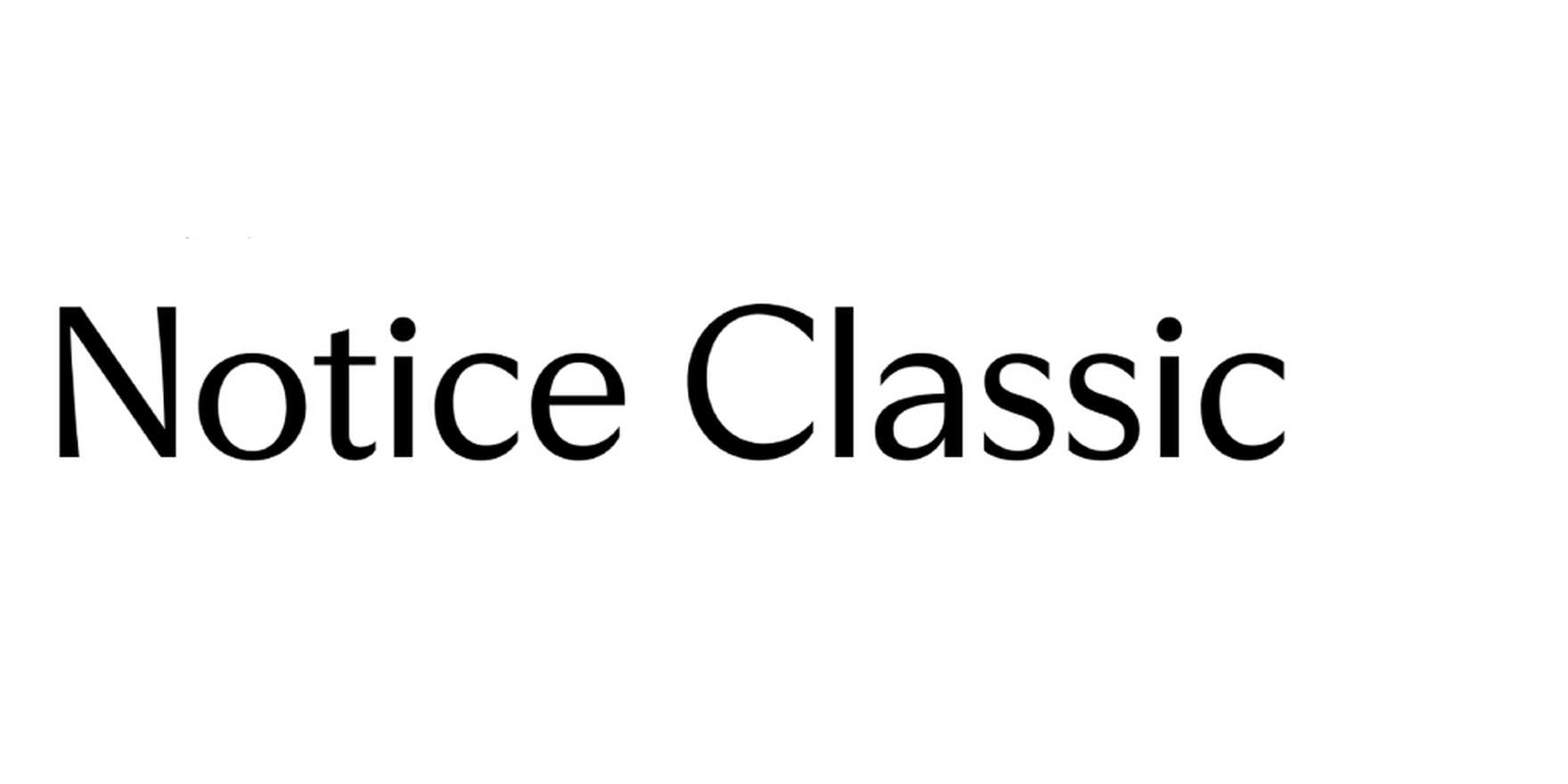 EK Notice Classic in use - Fonts In Use