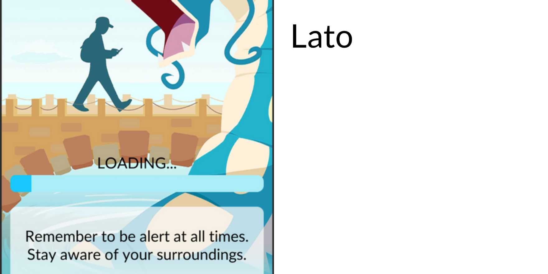 Pokémon GO - Fonts In Use