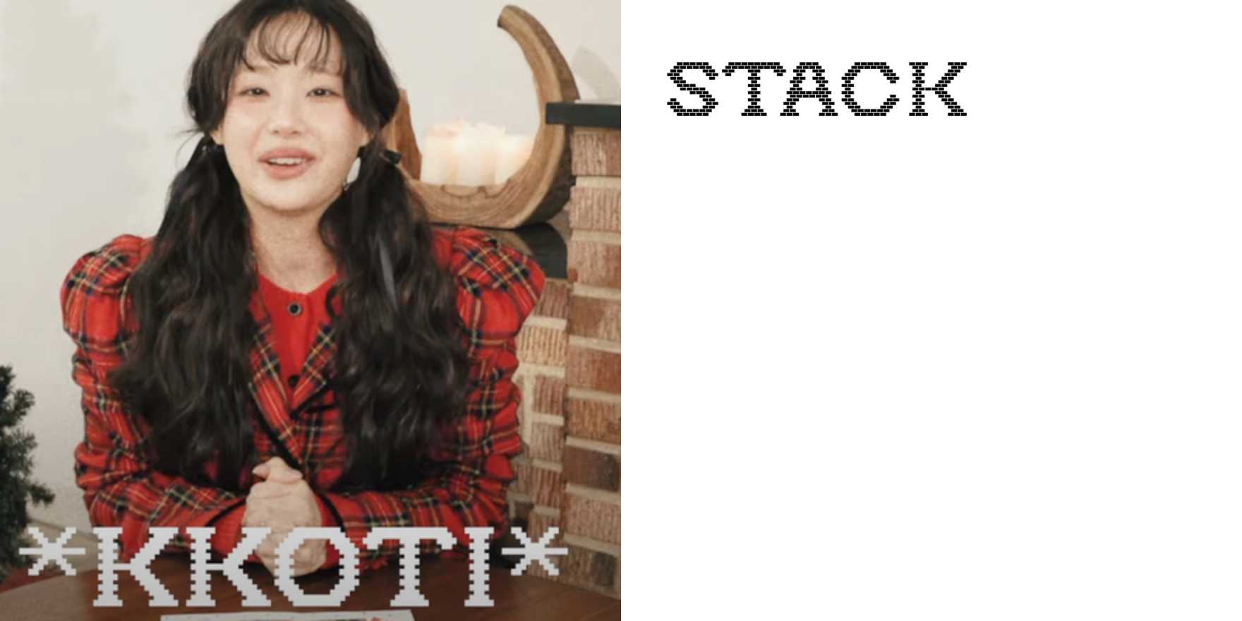 Chuu – “Dear Santa” music video - Fonts In Use