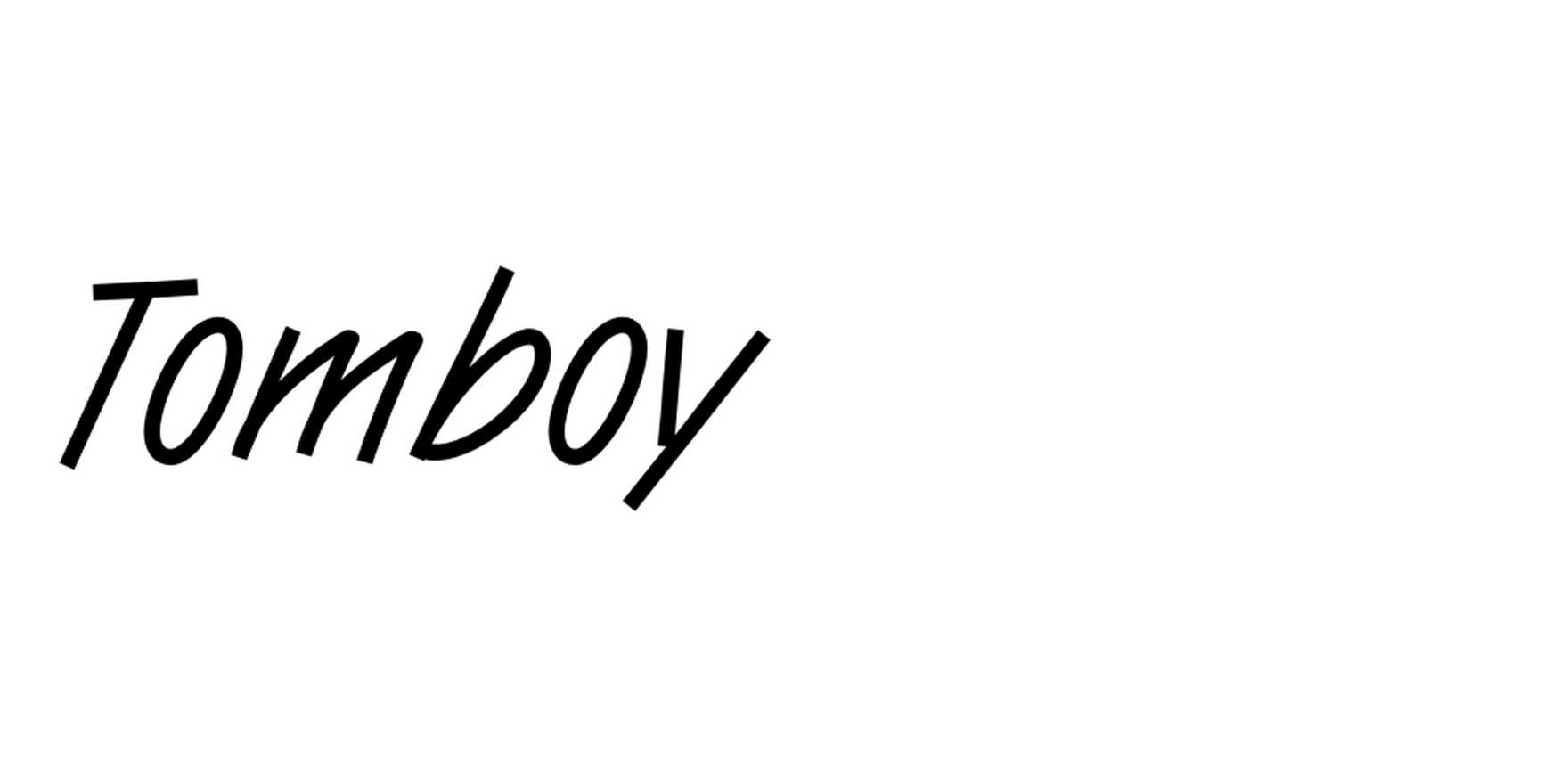 Tomboy in use - Fonts In Use