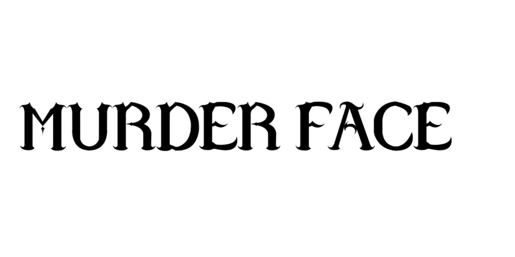 Murder Face in use - Fonts In Use