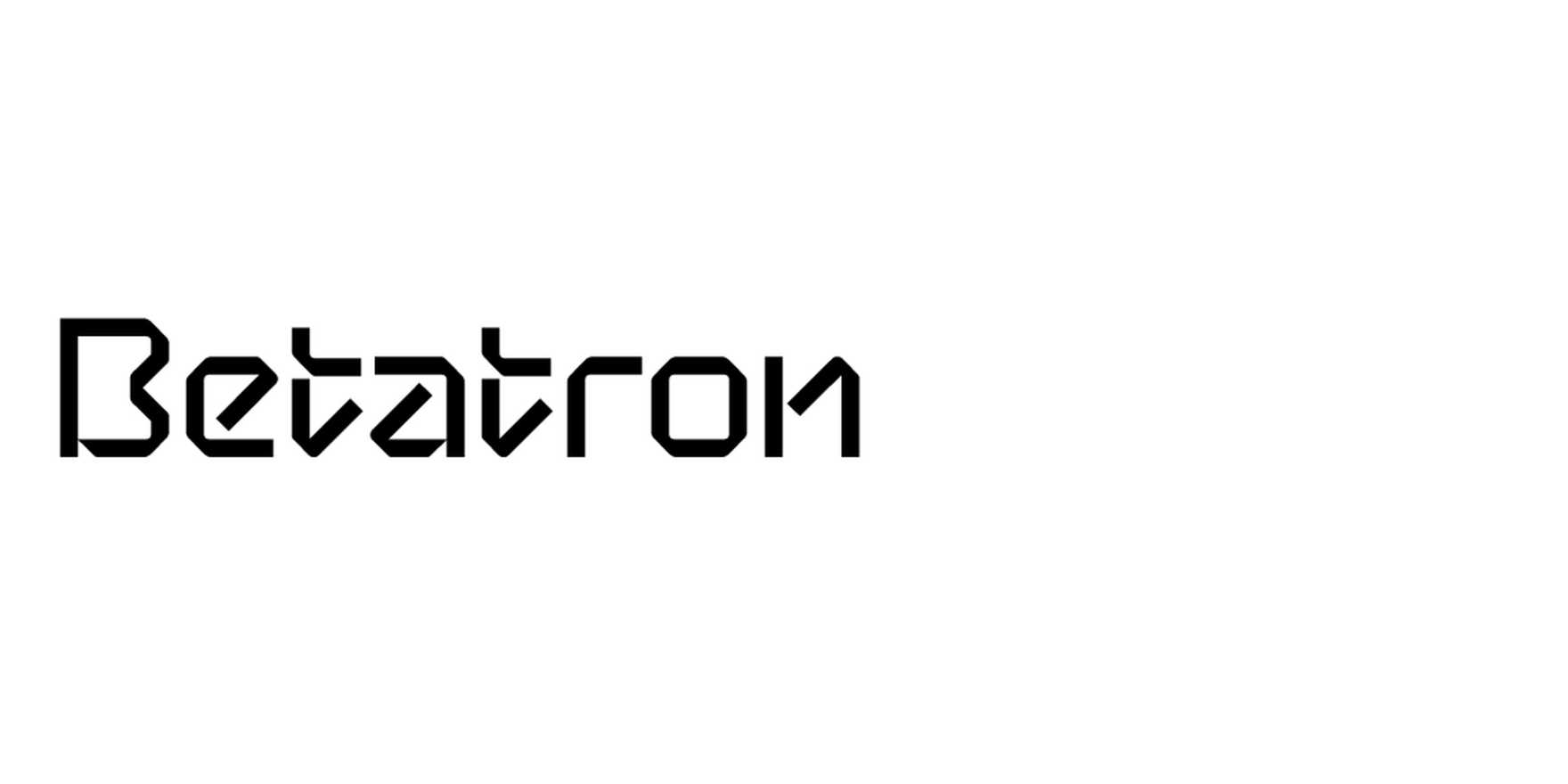 Betatron in use - Fonts In Use