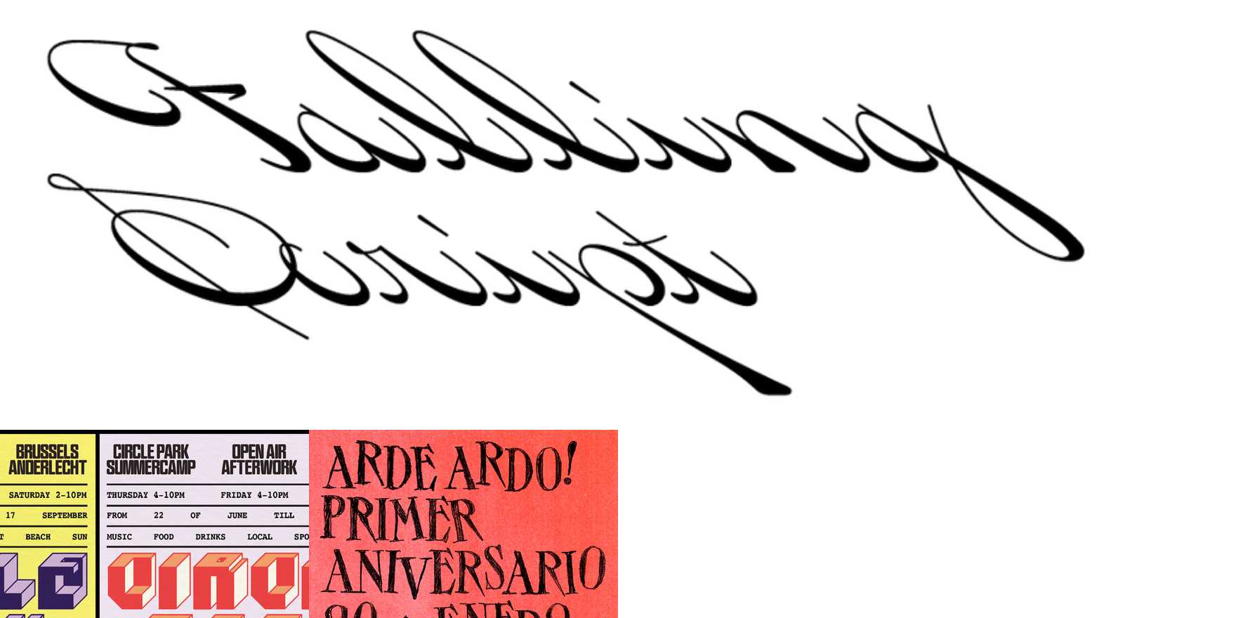 Falling Script in use - Fonts In Use