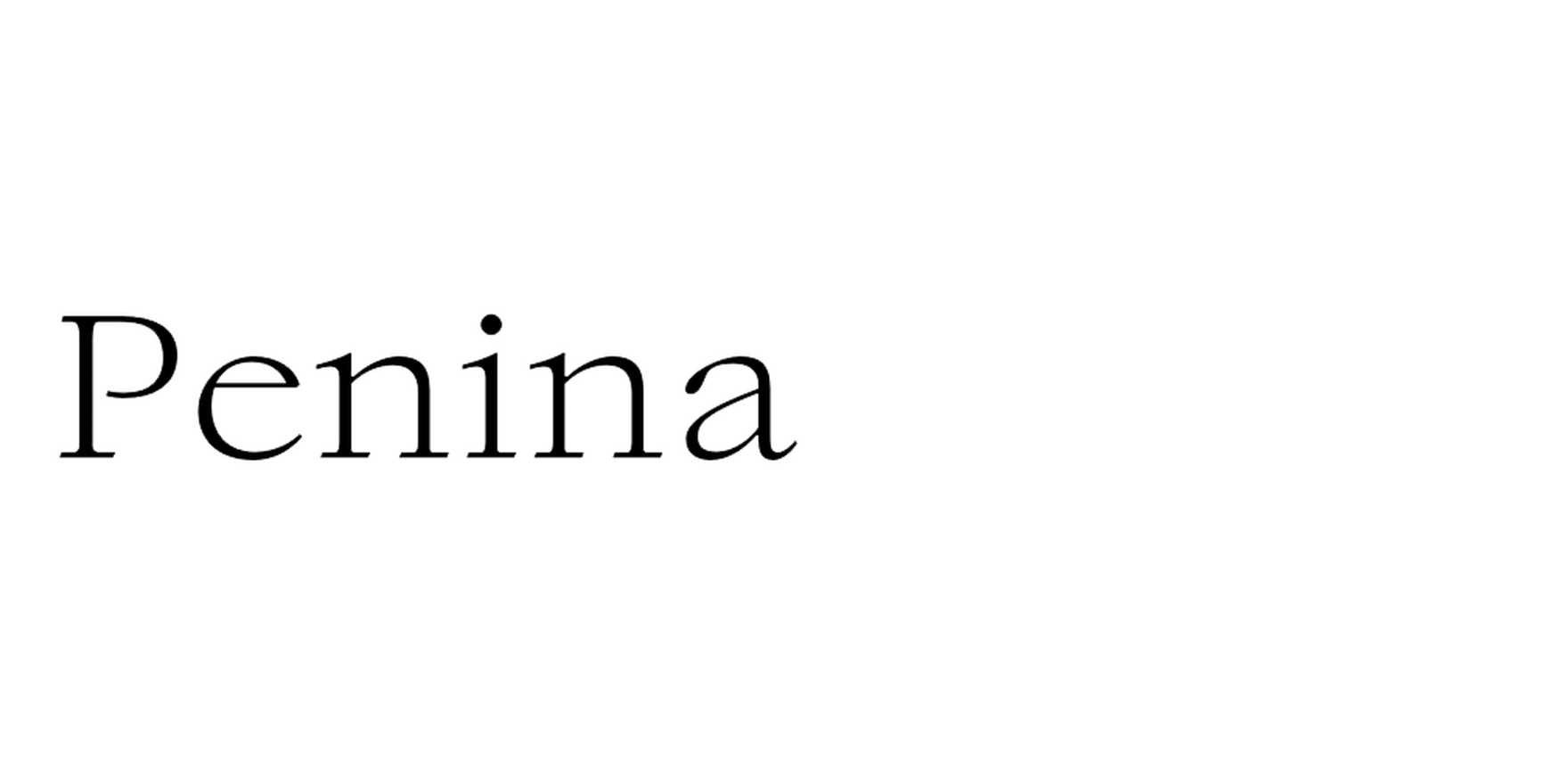 Penina in use - Fonts In Use