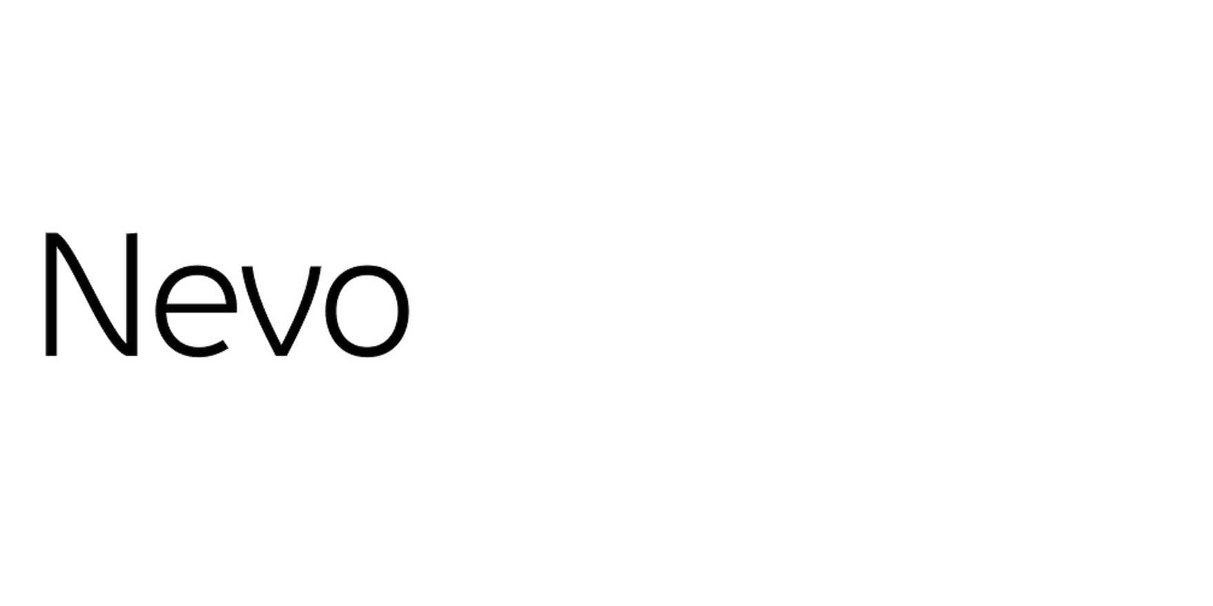 Nevo in use - Fonts In Use