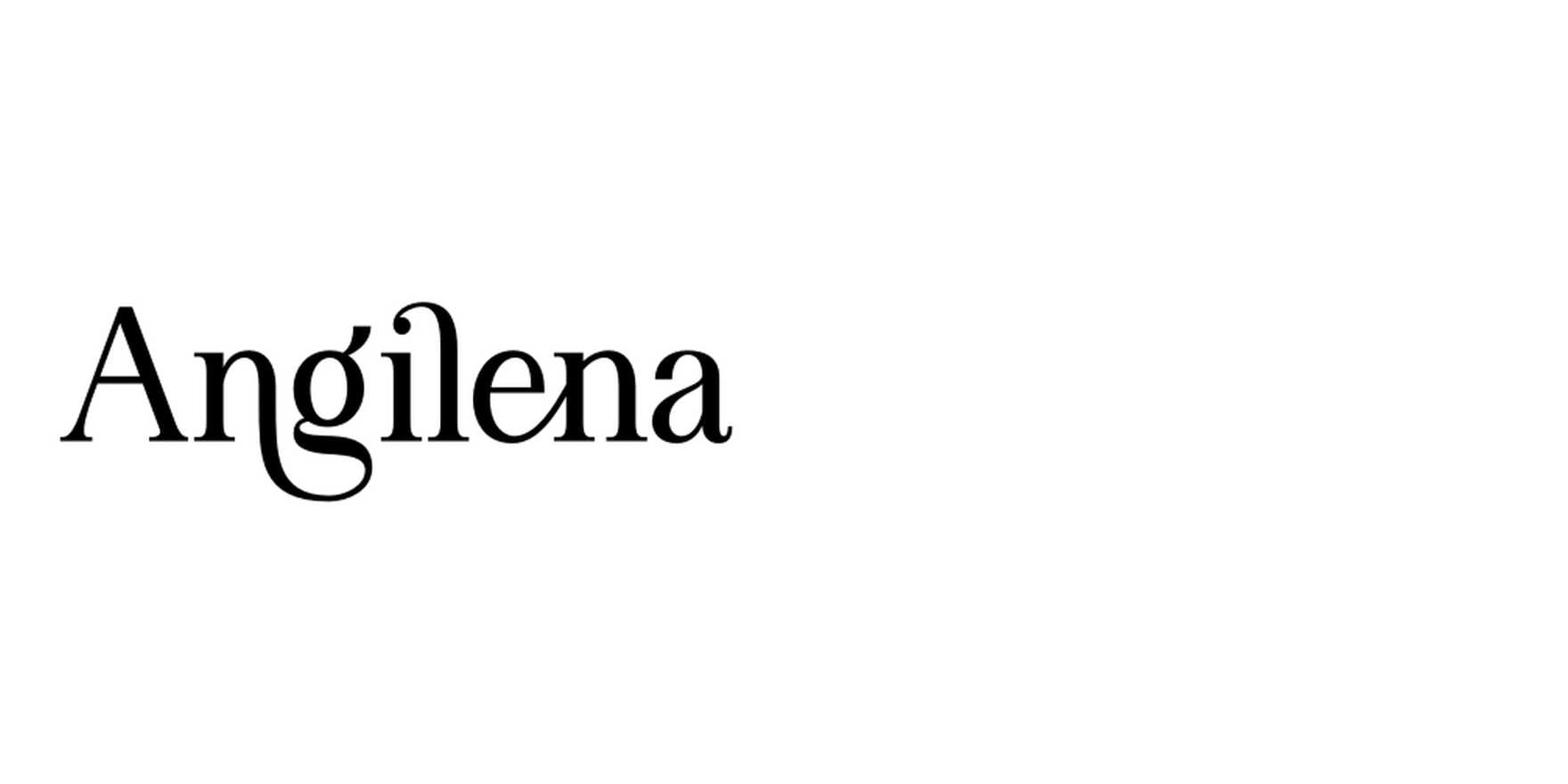 Angilena in use - Fonts In Use