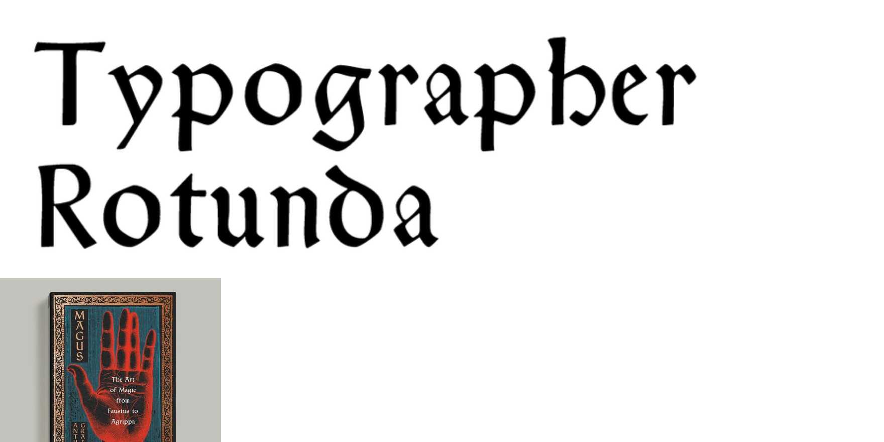 Typographer Rotunda in use - Fonts In Use