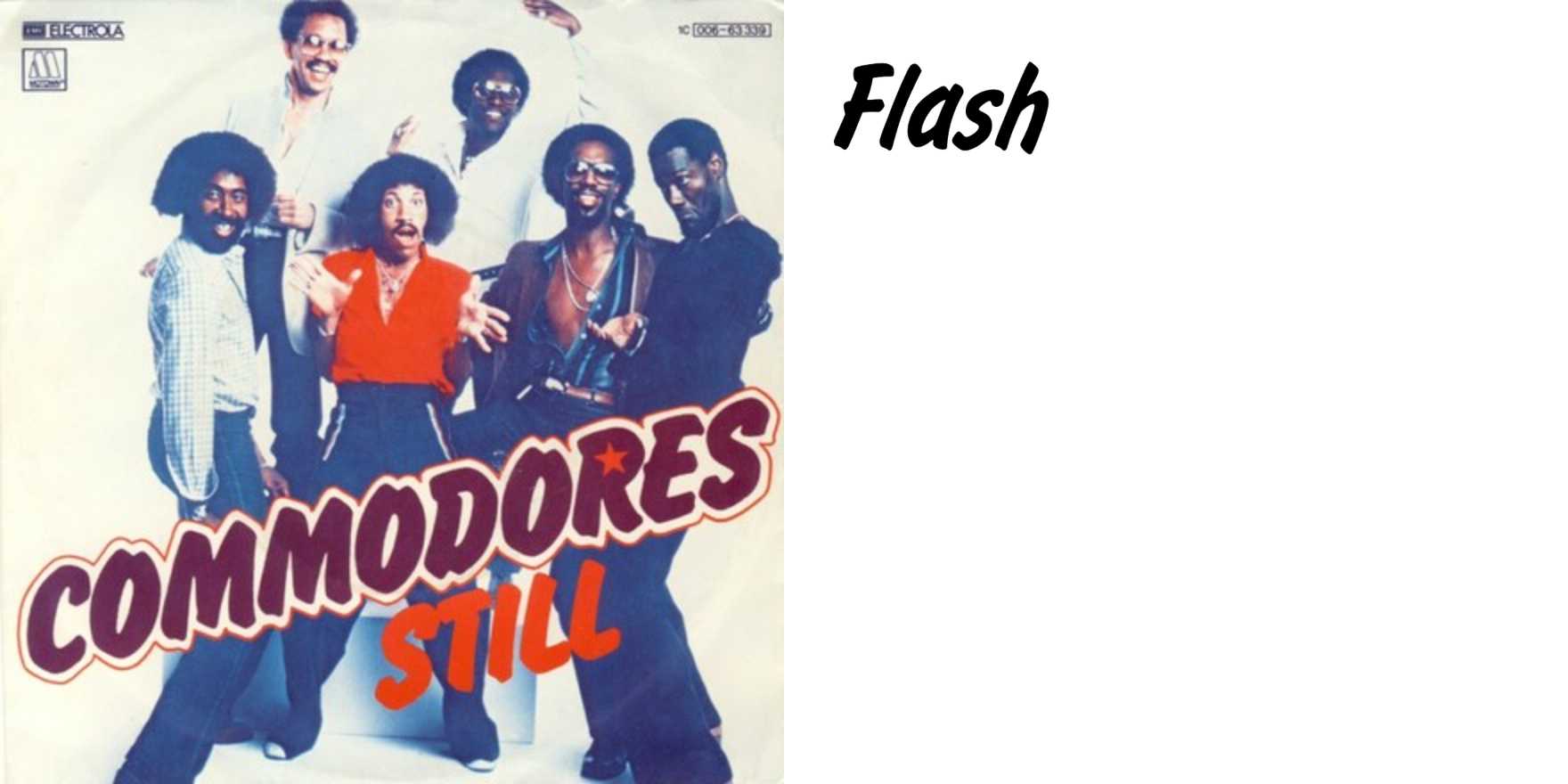 Commodores – “Still” German single cover - Fonts In Use