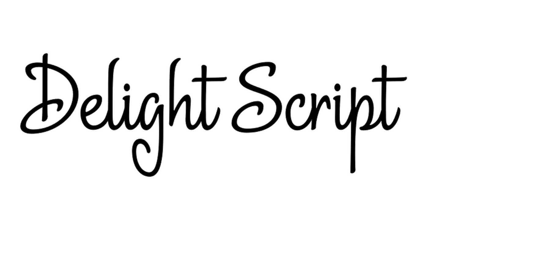 Delight Script in use - Fonts In Use