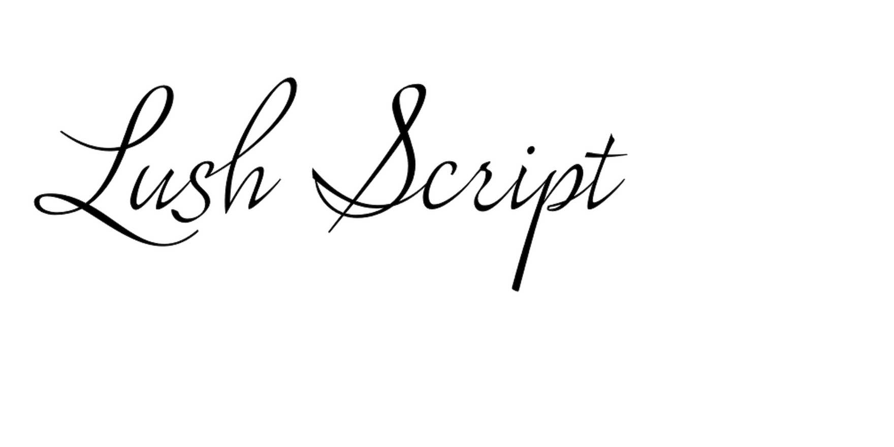Lush Script in use - Fonts In Use