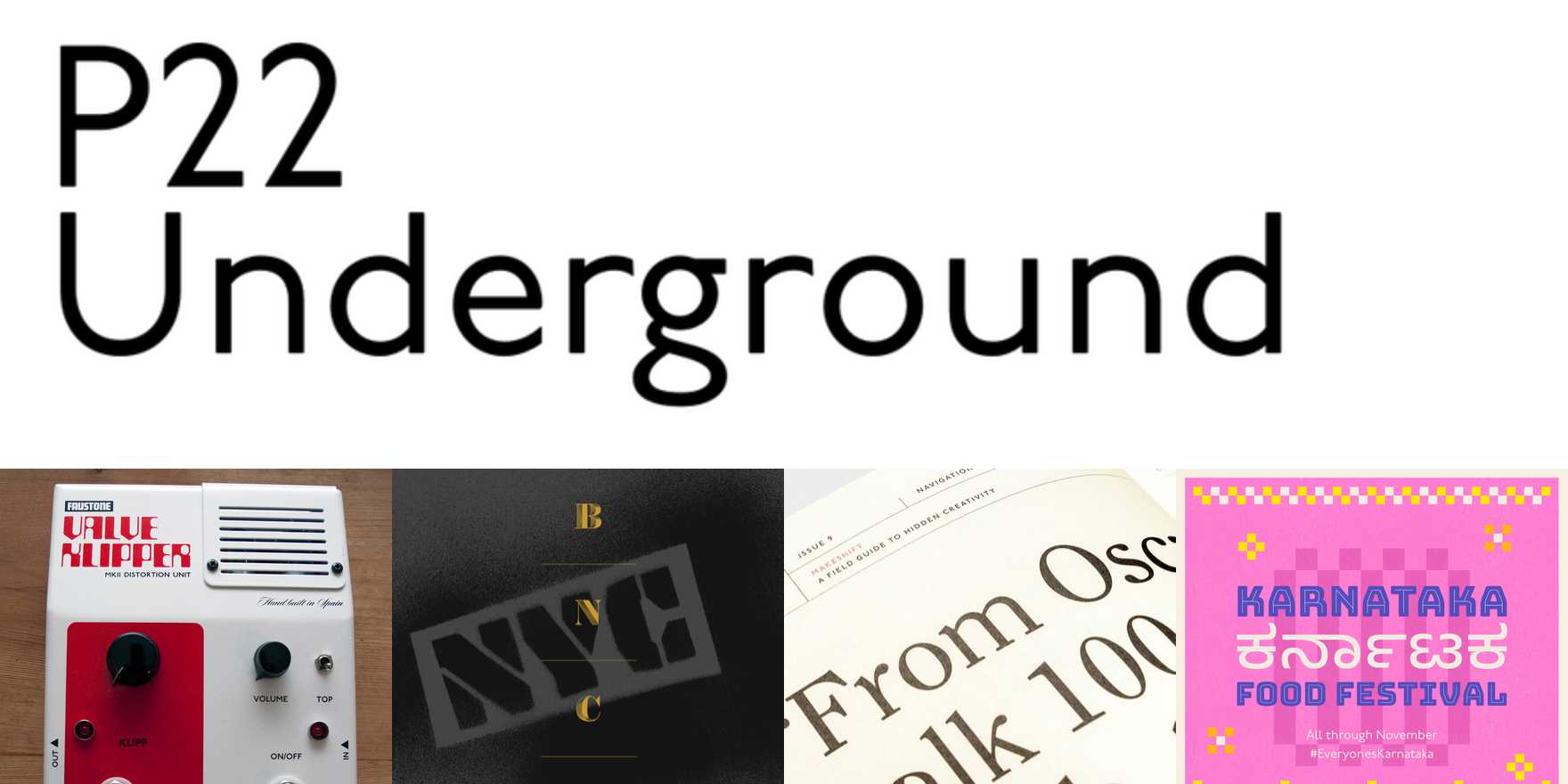 P22 Underground in use - Fonts In Use