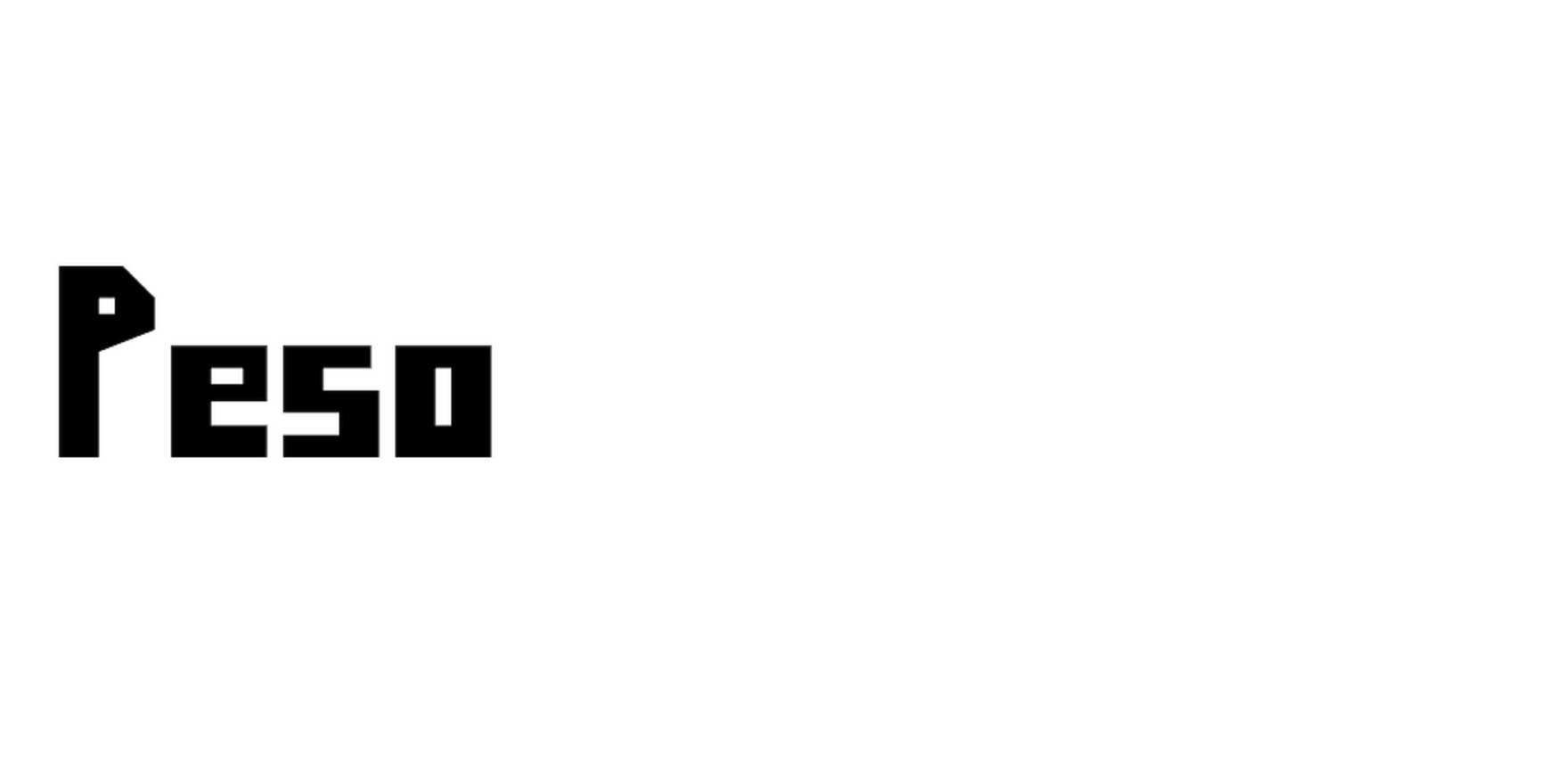 Peso in use - Fonts In Use