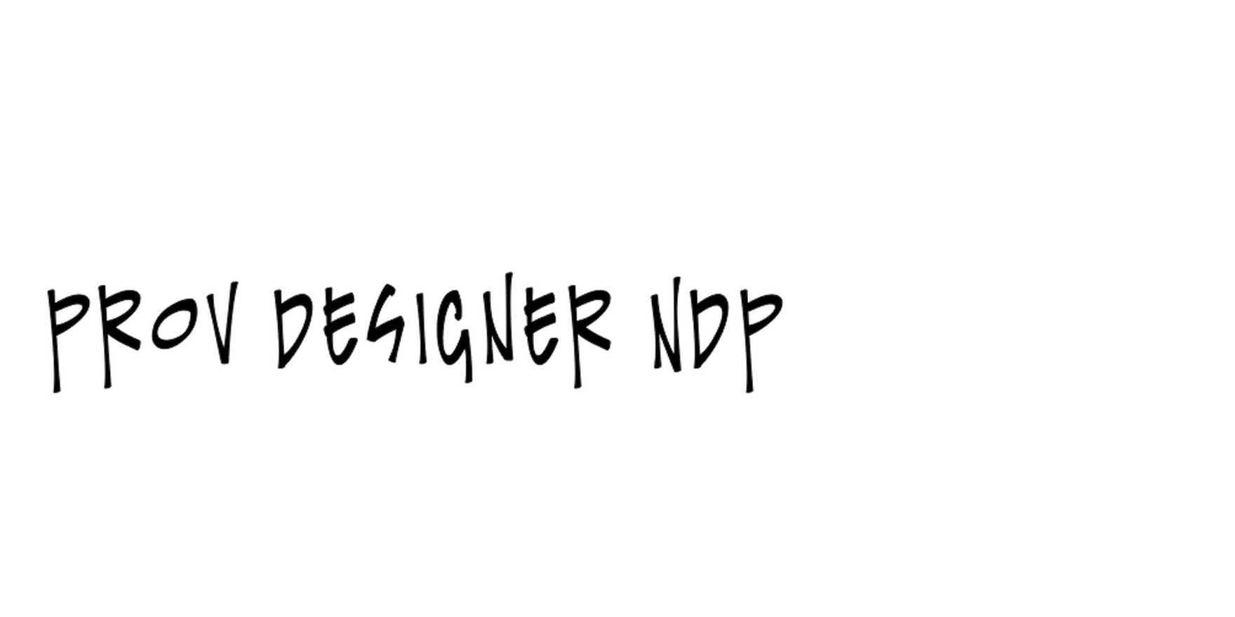 Prov Designer NDP in use - Fonts In Use