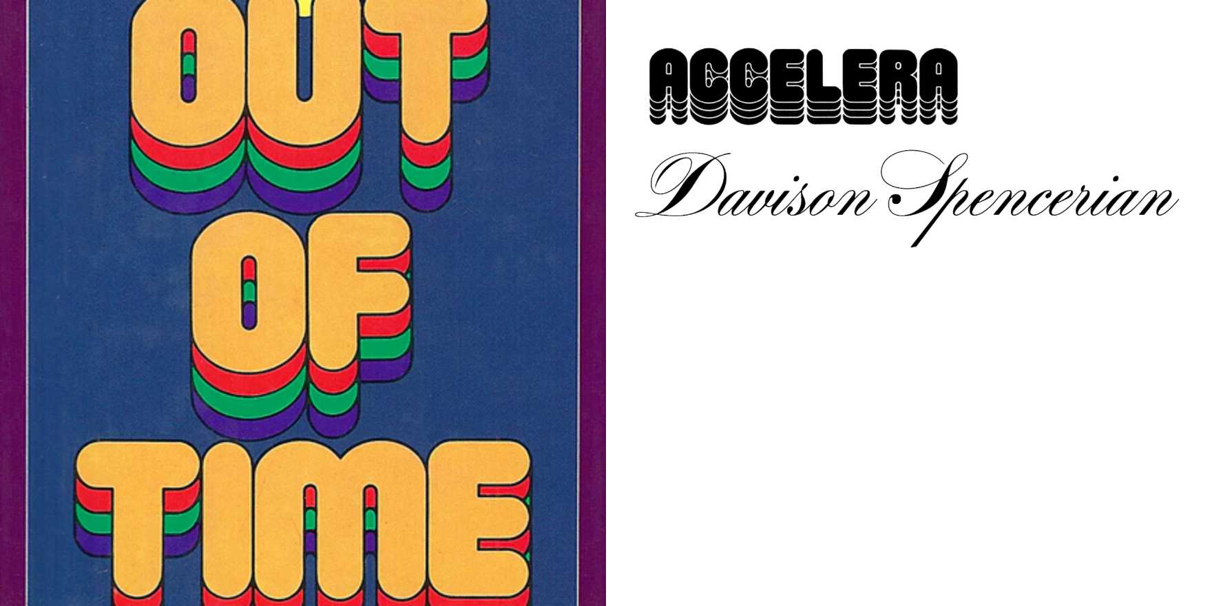 Out of Time - Fonts In Use