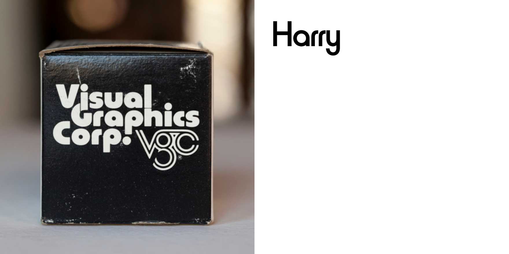 Visual Graphics Corp. film font box - Fonts In Use